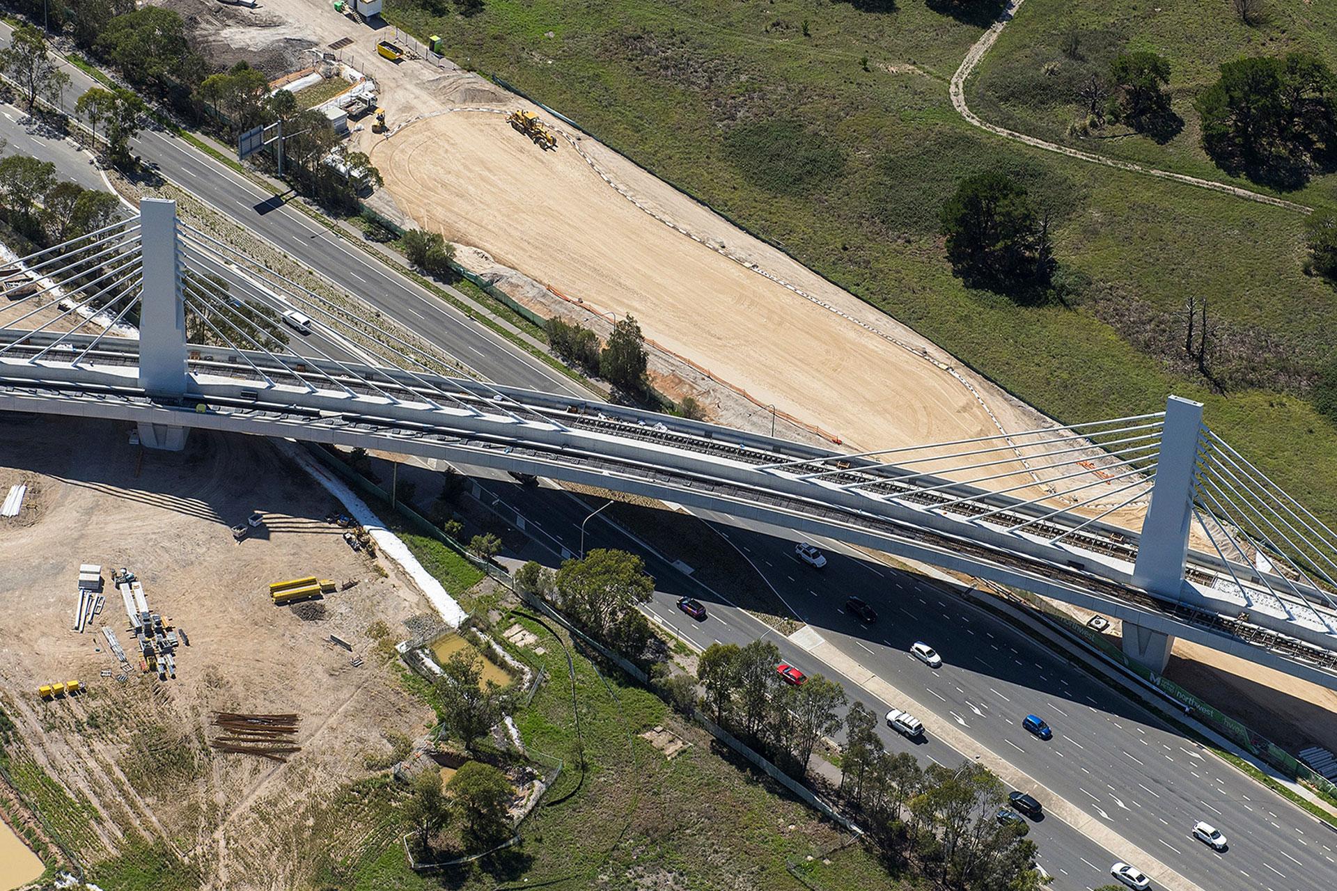 Sydney Metro Northwest - skytrain viaduct | Webuild Group