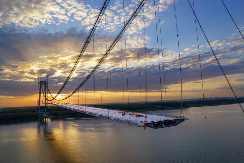 Bridge over the Danube River in Braila | Webuild Group